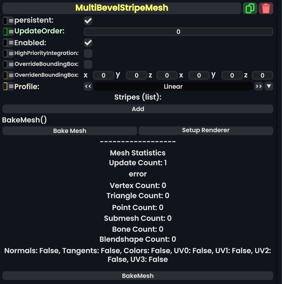Component:MultiBevelStripeMesh - Resonite Wiki