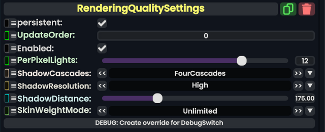 Component:RenderingQualitySettings - Resonite Wiki
