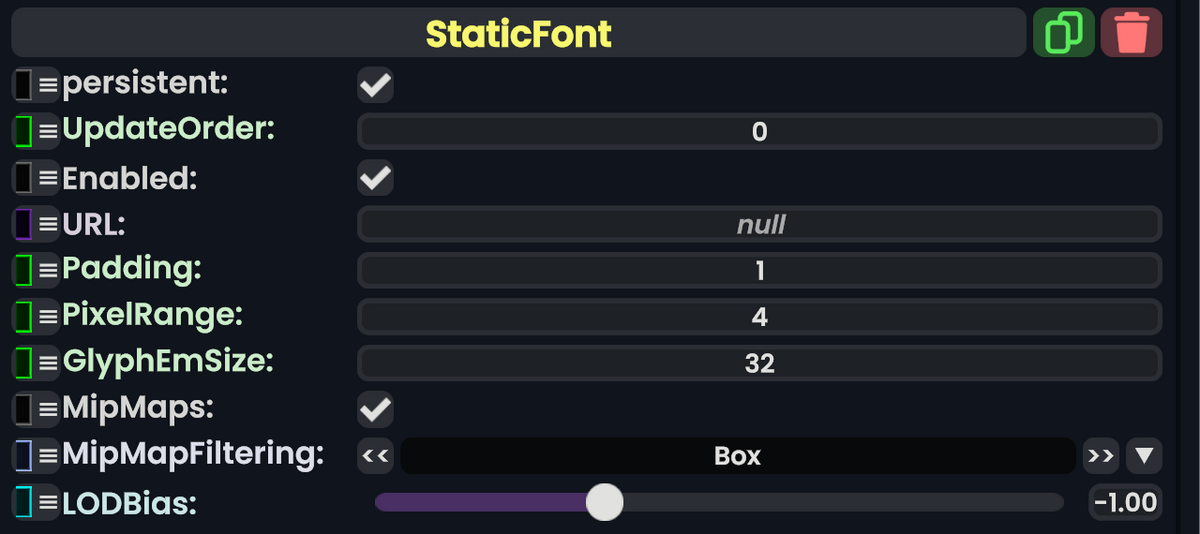 Component:StaticFont - Resonite Wiki