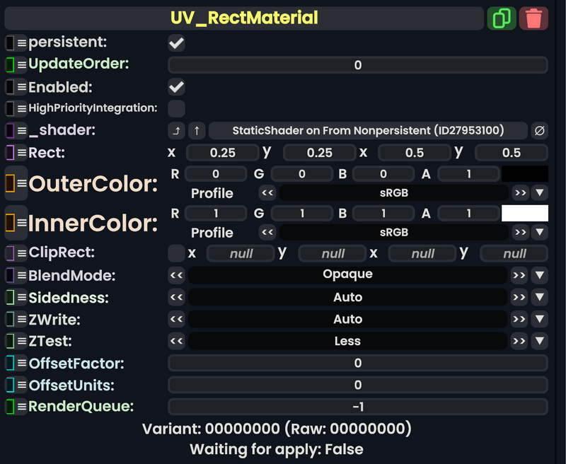 Component:UV RectMaterial - Resonite Wiki