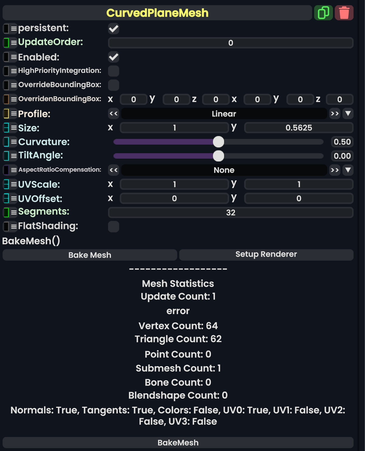 Component:CurvedPlaneMesh - Resonite Wiki