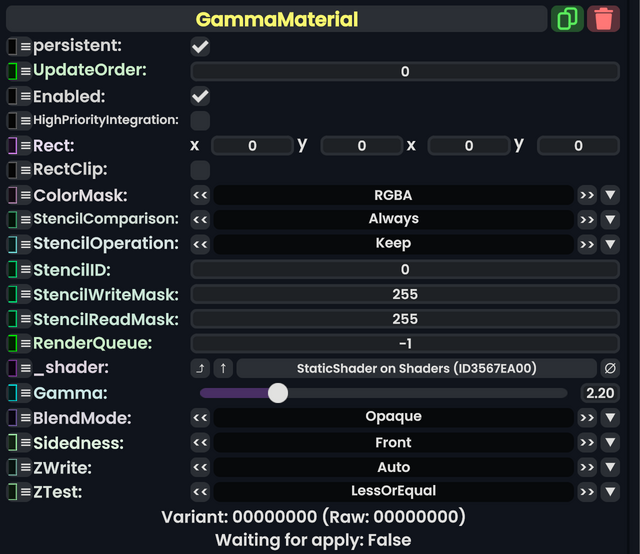 Component:GammaMaterial - Resonite Wiki