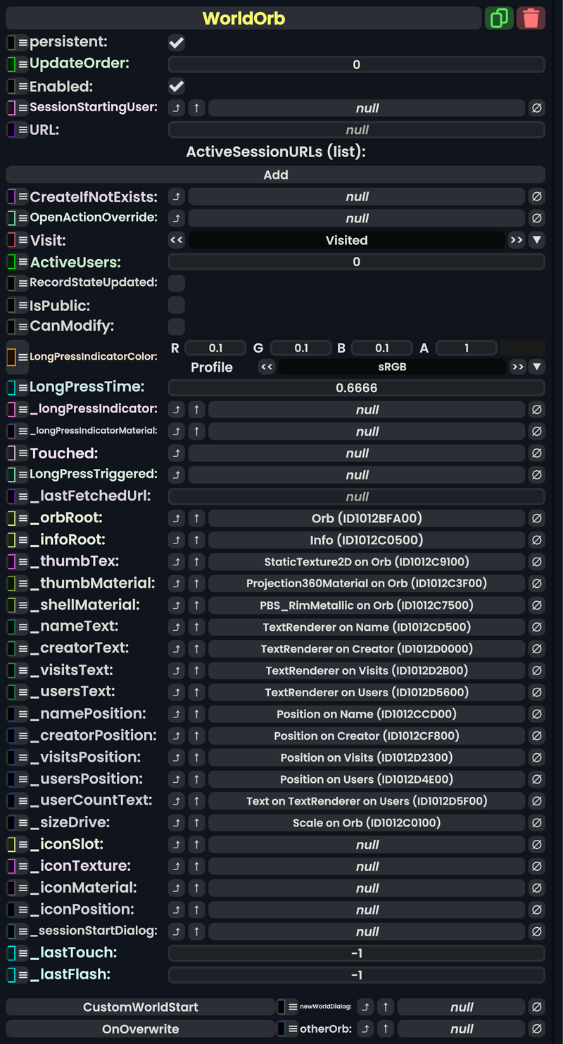 Component:WorldOrb - Resonite Wiki