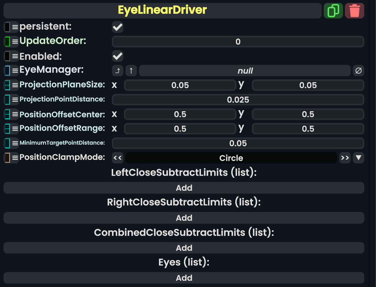 Component:EyeLinearDriver - Resonite Wiki