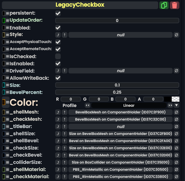Component:LegacyCheckbox - Resonite Wiki