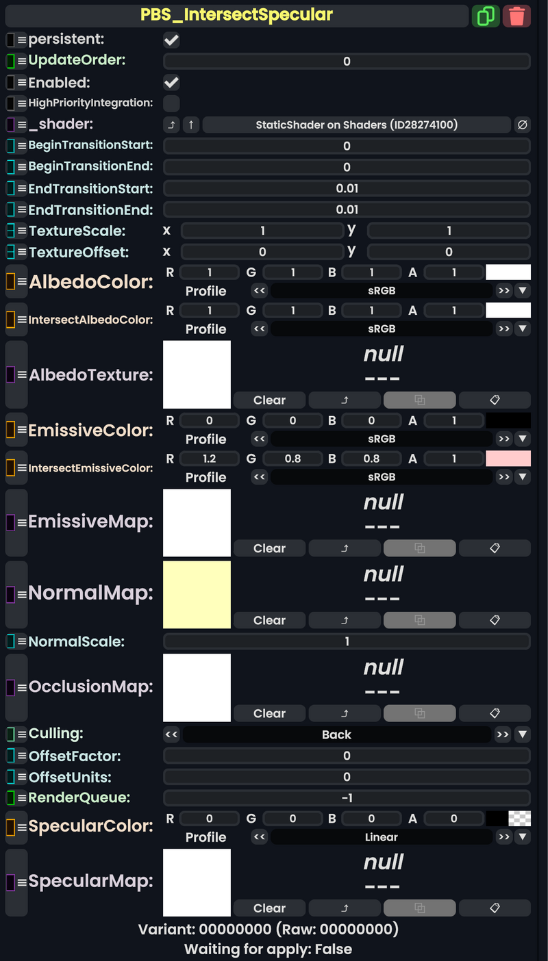 Component:PBS IntersectSpecular - Resonite Wiki