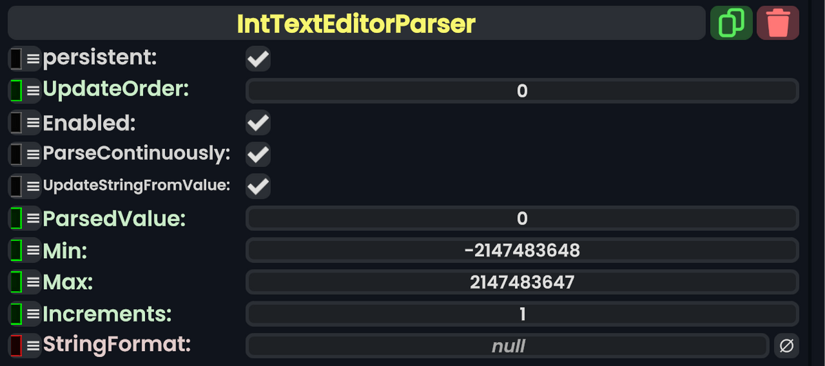 Component:IntTextEditorParser - Resonite Wiki