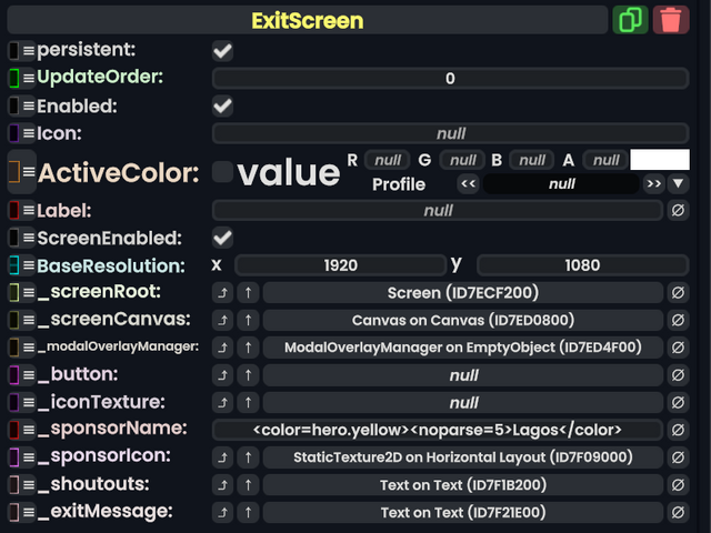 Component:ExitScreen - Resonite Wiki