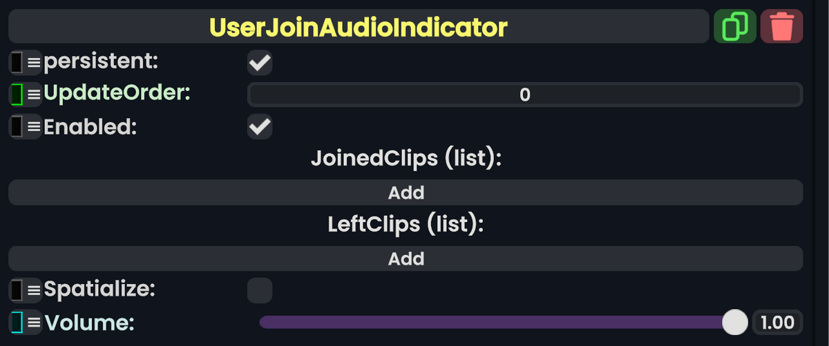 Component:UserJoinAudioIndicator - Resonite Wiki
