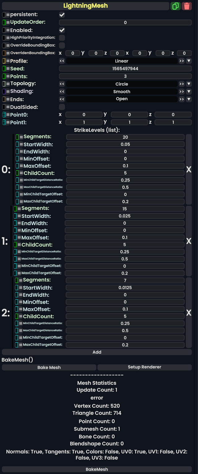 Component:LightningMesh - Resonite Wiki