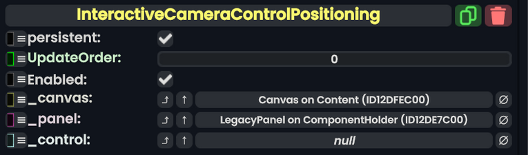 Component:InteractiveCameraControlPositioning - Resonite Wiki