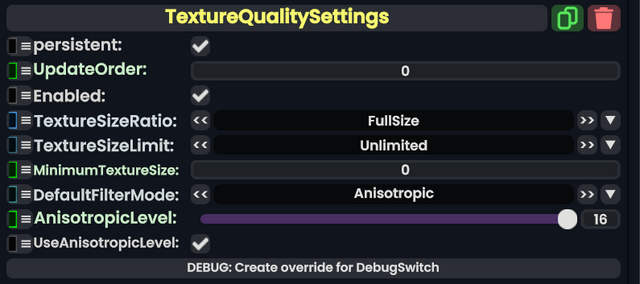 Component:TextureQualitySettings - Resonite Wiki