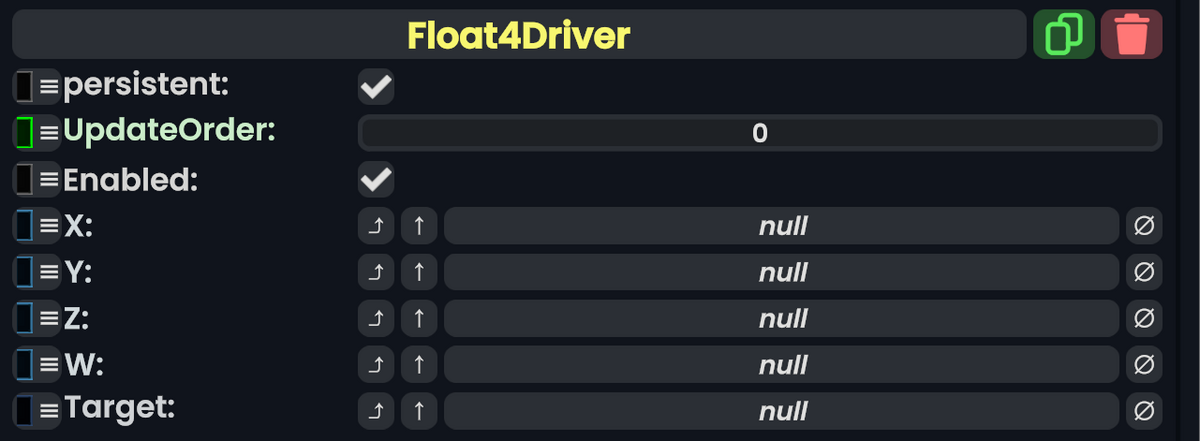 Component:Float4Driver - Resonite Wiki