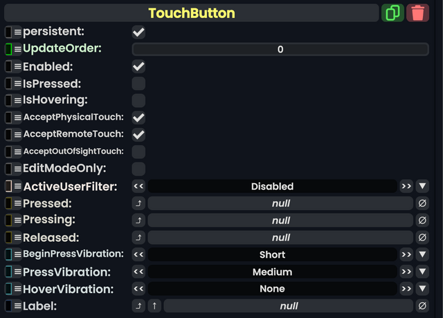 Component:TouchButton - Resonite Wiki