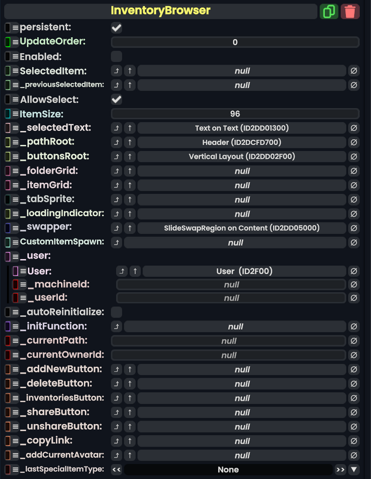 Component:InventoryBrowser - Resonite Wiki