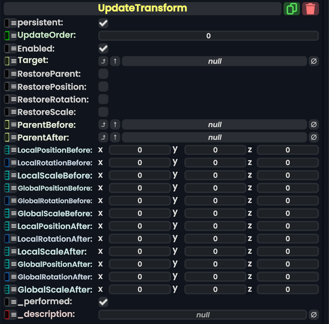 Component:UpdateTransform - Resonite Wiki
