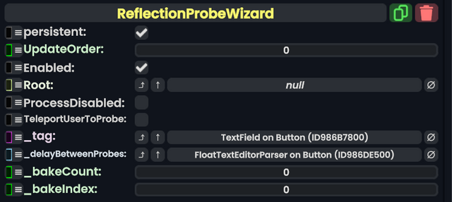 Component:ReflectionProbeWizard - Resonite Wiki