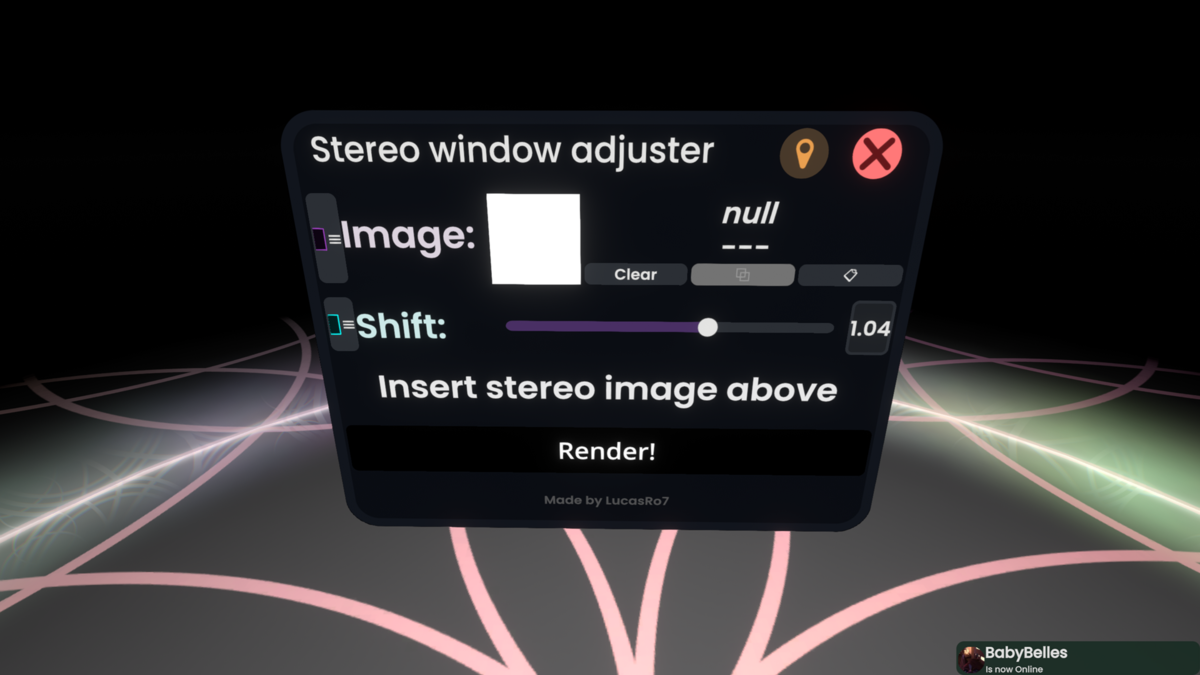 Stereo Window Adjuster - Resonite Wiki
