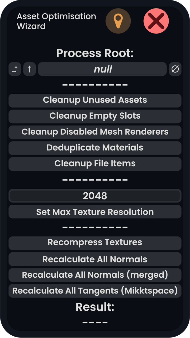 Asset Optimization Wizard - Resonite Wiki