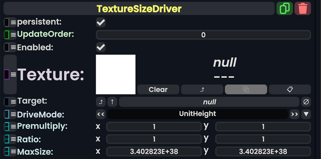 Component:TextureSizeDriver - Resonite Wiki