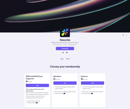 Supporting Resonite/Patreon - Resonite Wiki