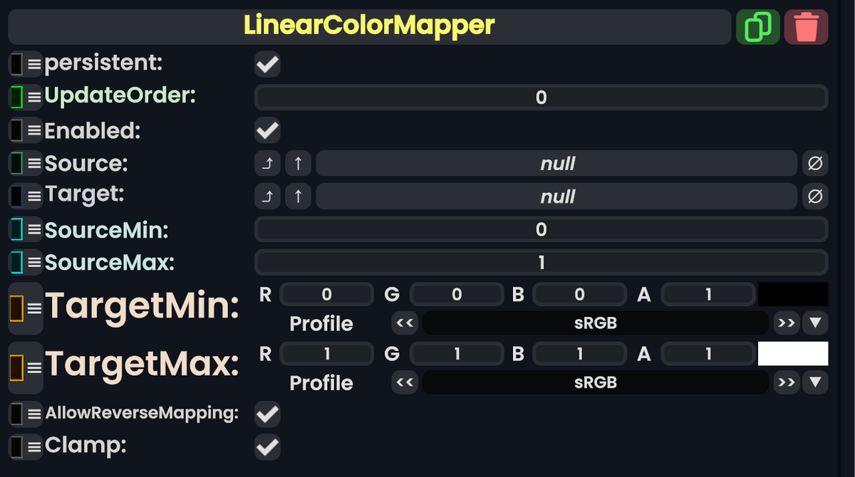 Component:LinearColorMapper - Resonite Wiki