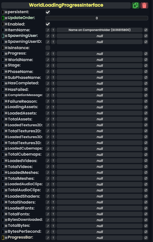 Component:WorldLoadingProgressInterface - Resonite Wiki