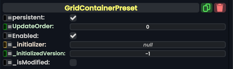 Component:GridContainerPreset - Resonite Wiki