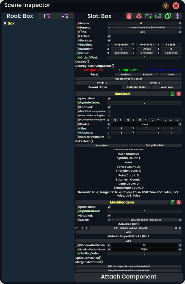 Scene Inspector - Resonite Wiki