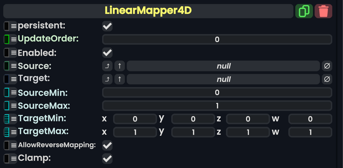 Component:LinearMapper4D - Resonite Wiki