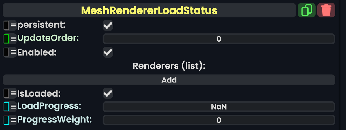 Component:MeshRendererLoadStatus - Resonite Wiki