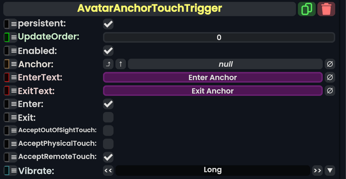 Component:AvatarAnchorTouchTrigger - Resonite Wiki