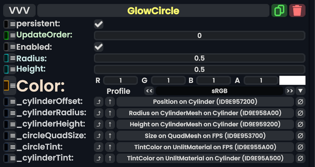 Component:GlowCircle - Resonite Wiki