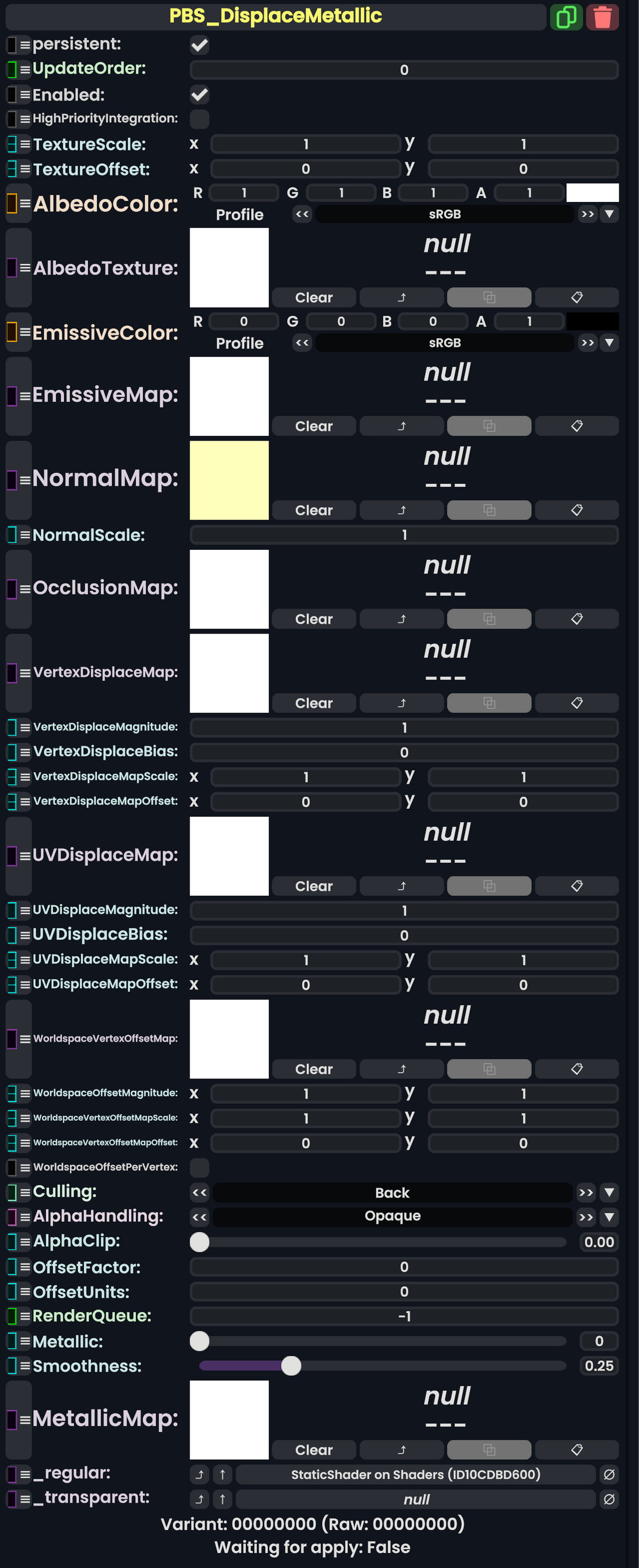 Component:PBS DisplaceMetallic - Resonite Wiki