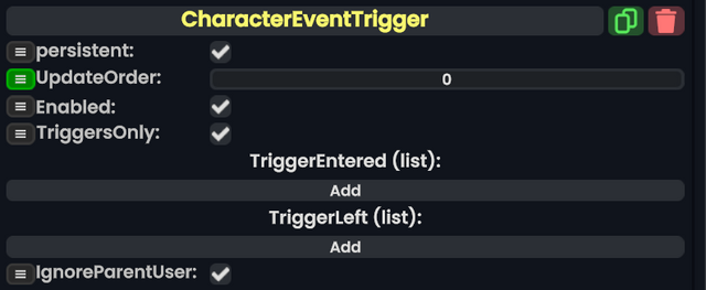 Component:CharacterEventTrigger - Resonite Wiki