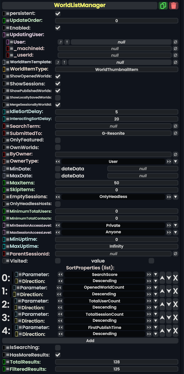 Component:LegacyWorldListManager - Resonite Wiki
