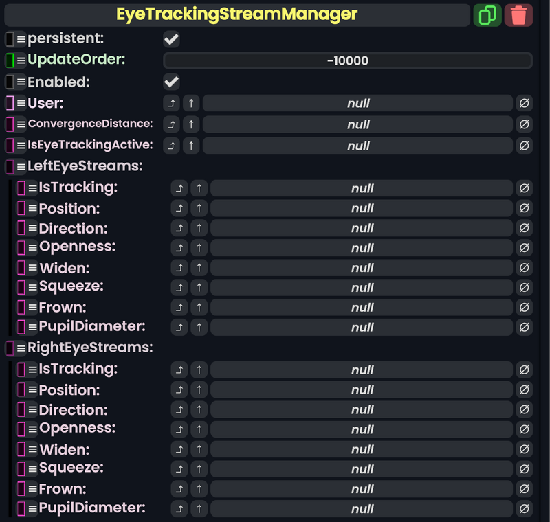 Component:EyeTrackingStreamManager - Resonite Wiki