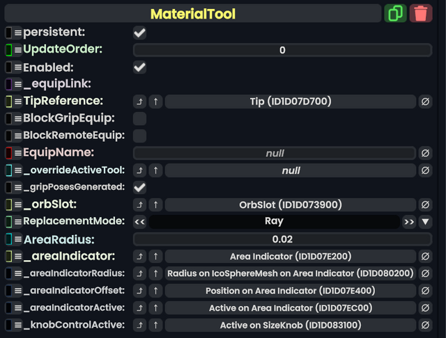 Component:MaterialTool - Resonite Wiki
