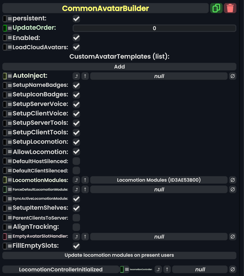 Component:CommonAvatarBuilder - Resonite Wiki