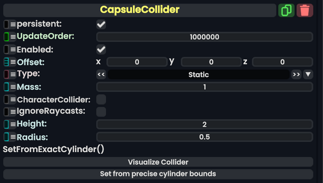 Component:CapsuleCollider - Resonite Wiki