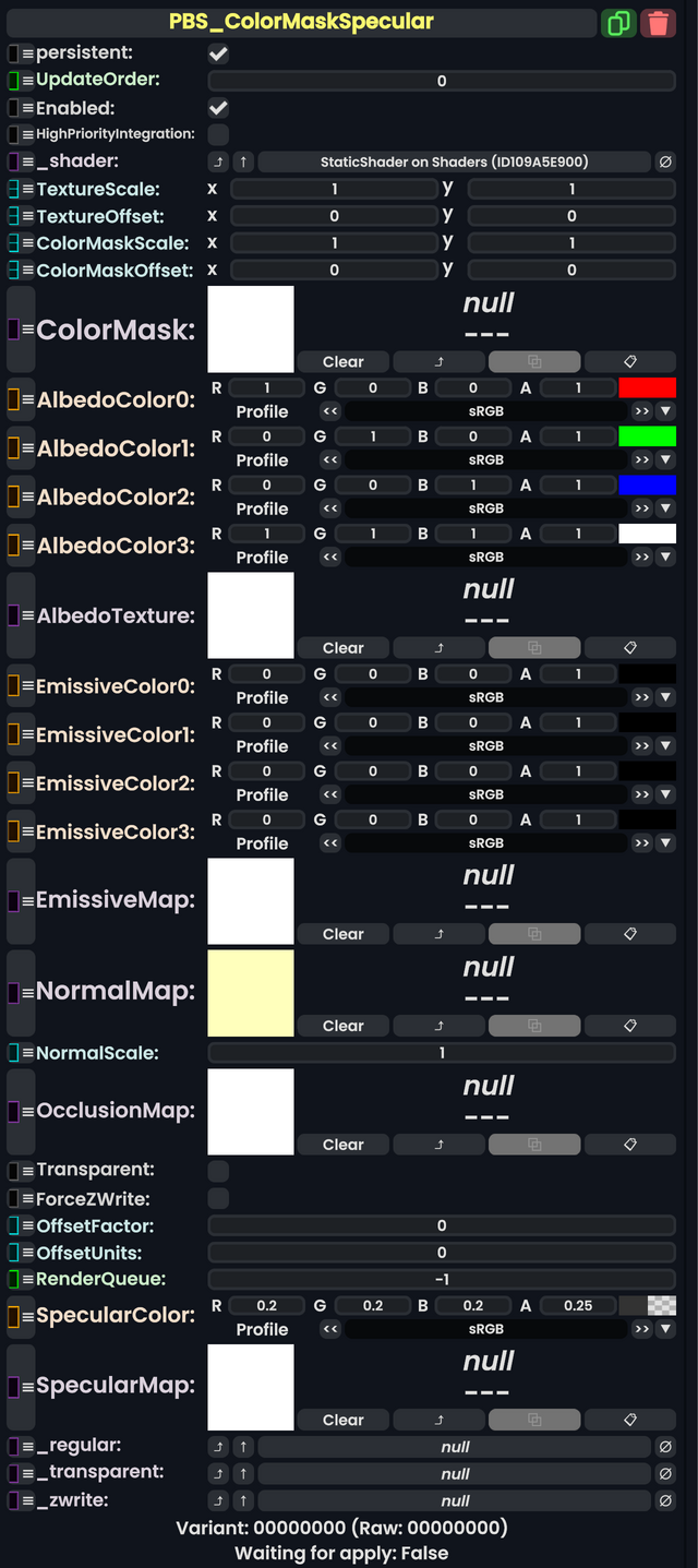 Component:PBS ColorMaskSpecular - Resonite Wiki