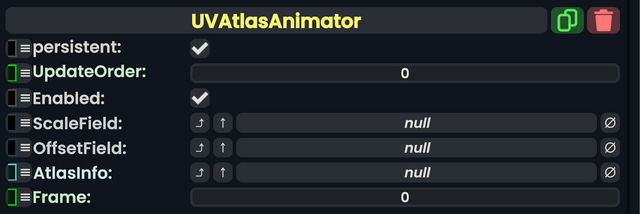 Component:UVAtlasAnimator - Resonite Wiki