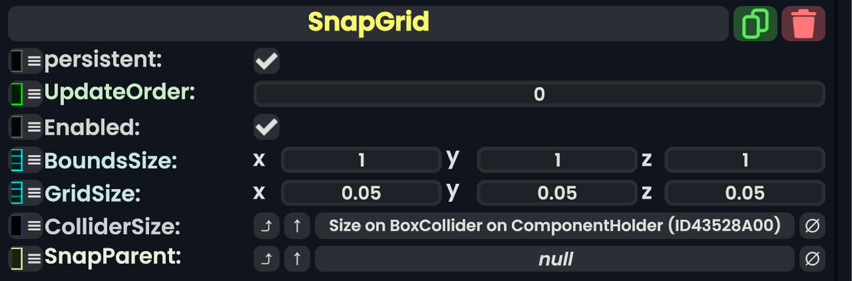 Component:SnapGrid - Resonite Wiki