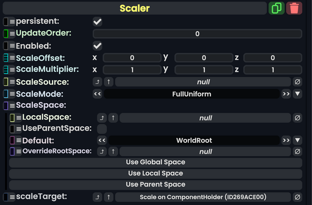 Component:Scaler - Resonite Wiki