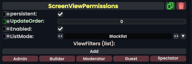 Component:ScreenViewPermissions - Resonite Wiki