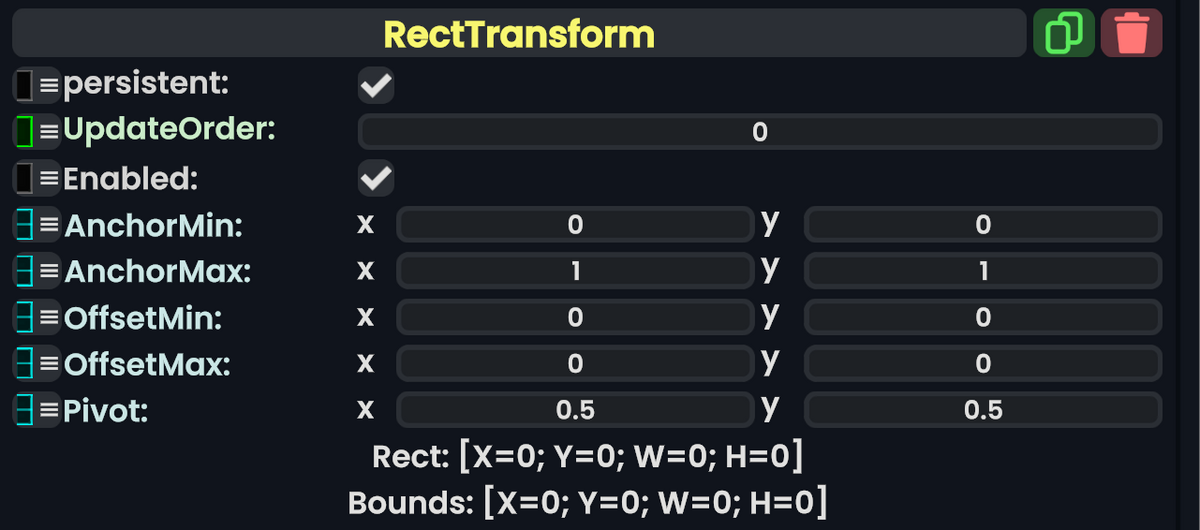 Component:RectTransform - Resonite Wiki