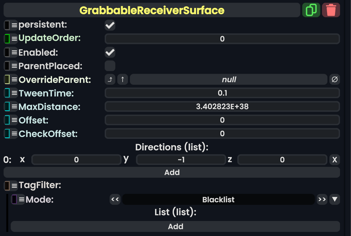 Component:GrabbableReceiverSurface - Resonite Wiki