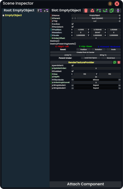 Component:RenderTextureProvider - Resonite Wiki