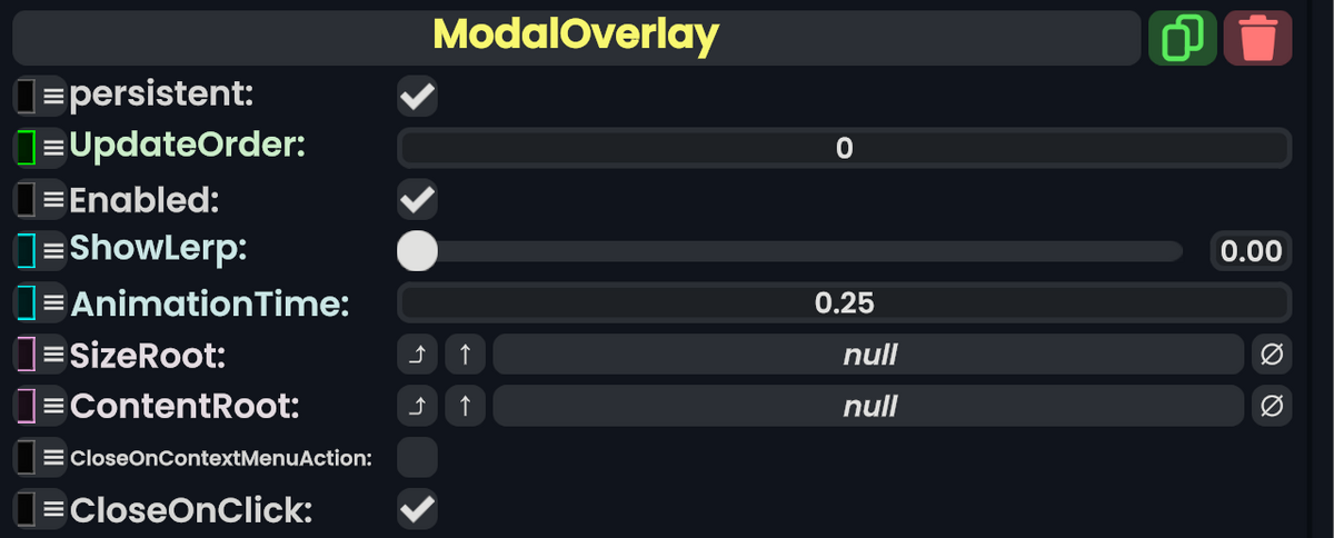 Component:ModalOverlay - Resonite Wiki