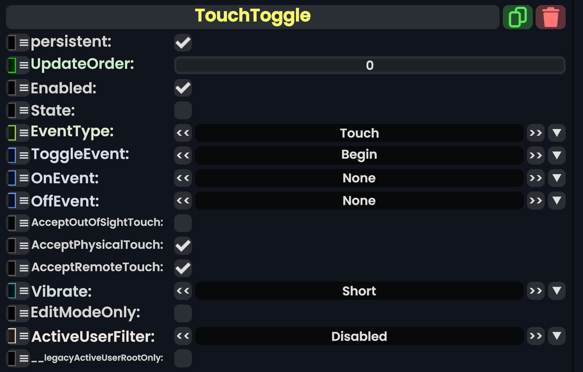 Component:TouchToggle - Resonite Wiki